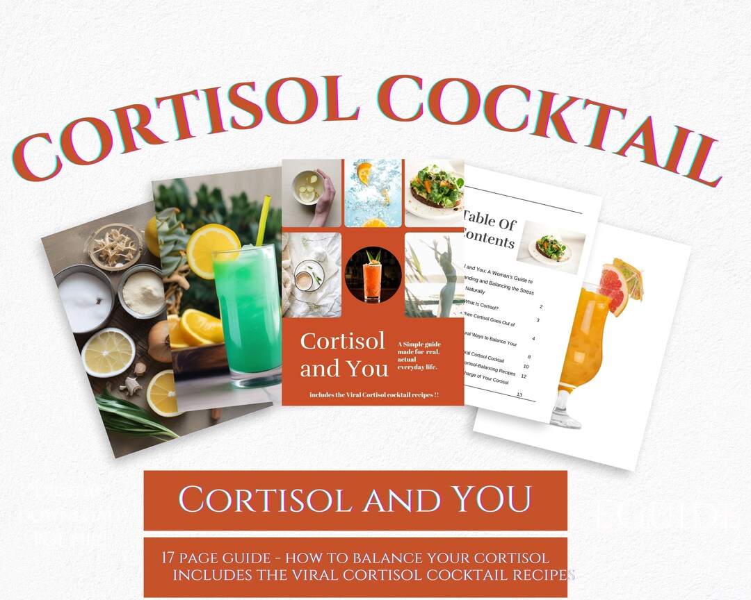 CORTISOL AND YOU: Recipes for Viral Cortisol Cocktails | Balance Your ...