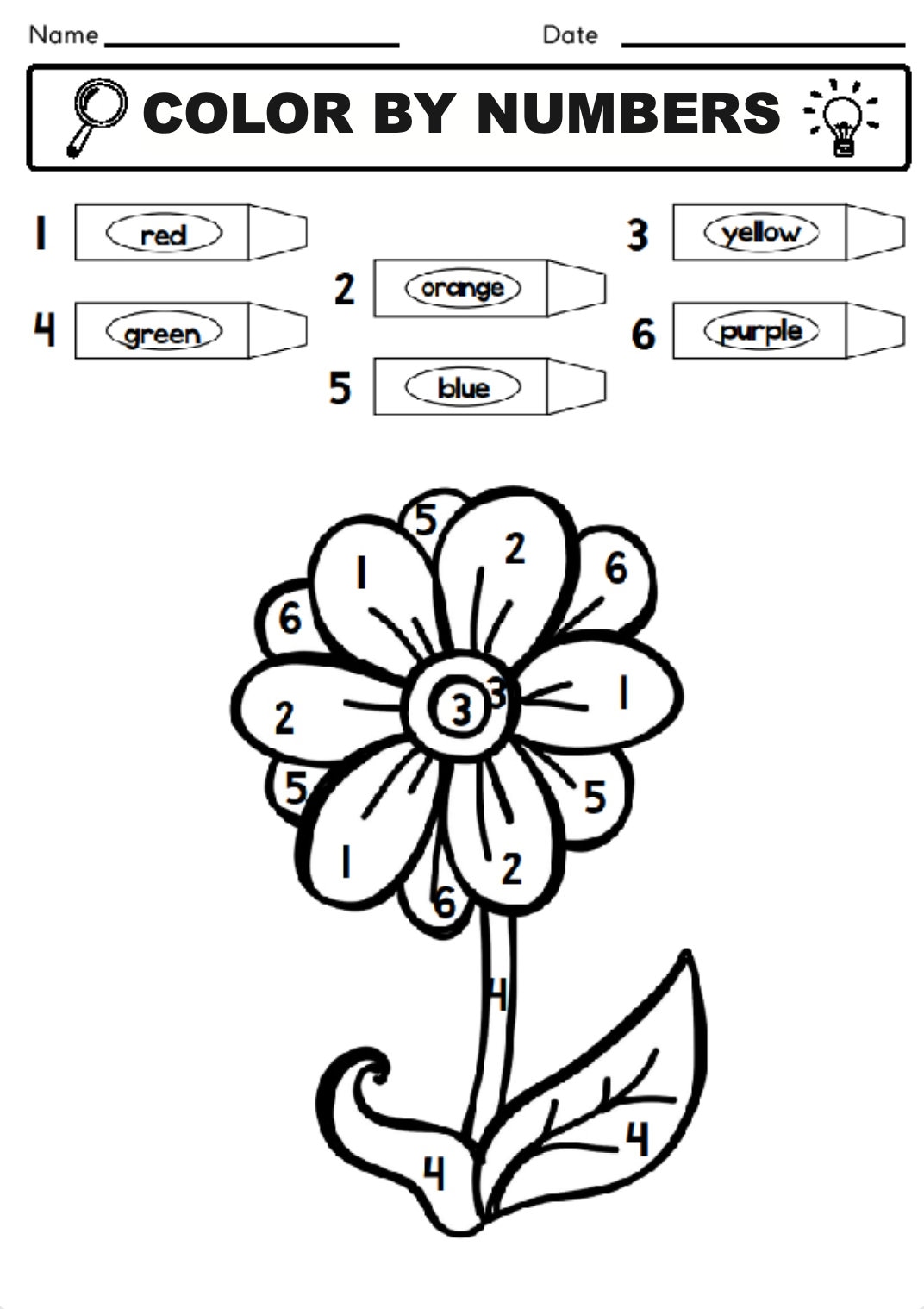 40 Printable Basic Math Worksheets for Kindergarteners. Color by ...