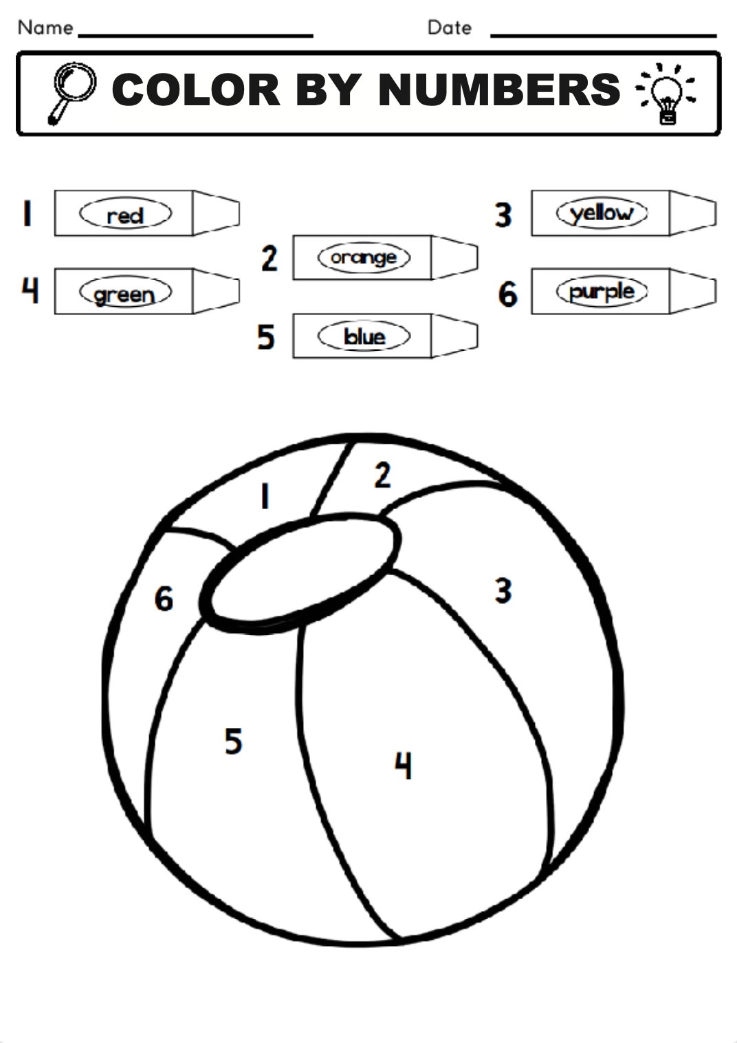40 Printable Basic Math Worksheets for Kindergarteners. Color by ...