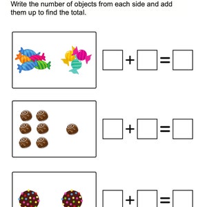 32 Printable Basic Math Worksheets for Kindergarteners and First ...