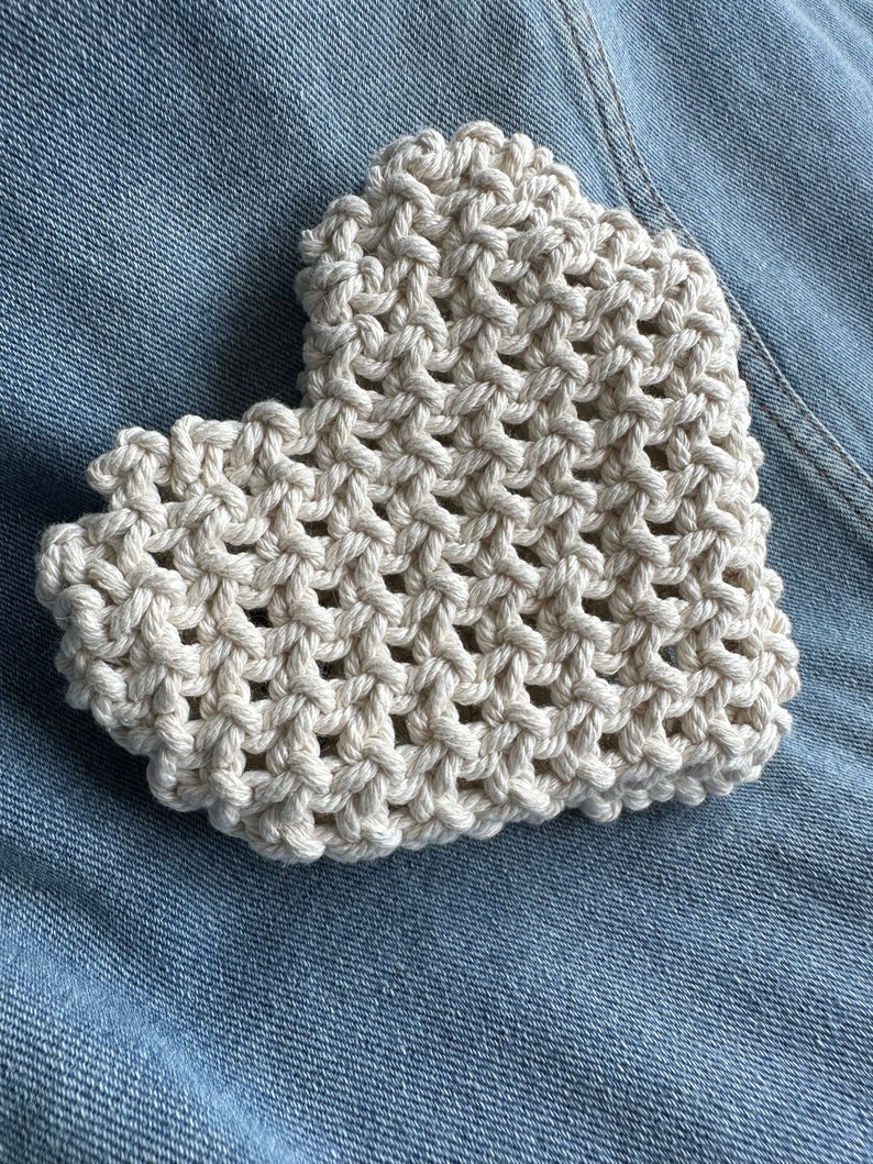 Heart Shaped Macrame Bag - Etsy