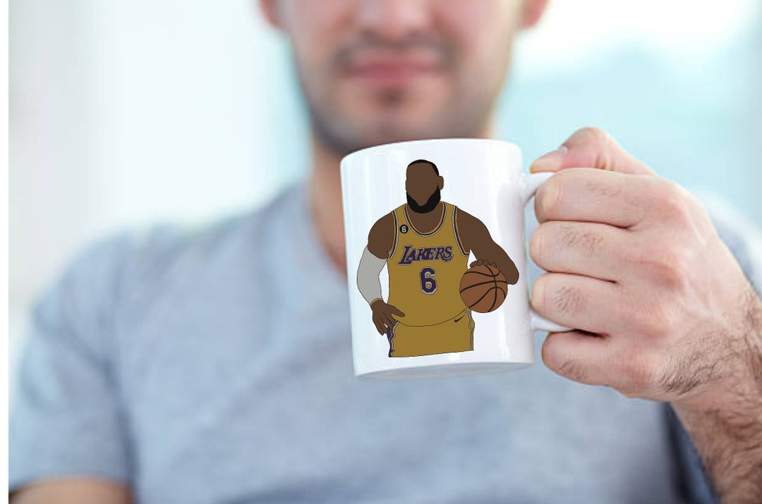Lebron James Mug, Los Angeles Lakers Mug, Lebron Nba Mug, Nba Mug ...
