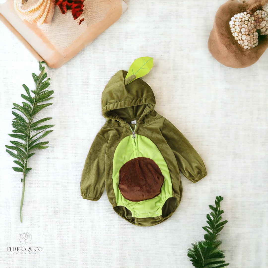 Cute Baby Avocado Hoodie/jumpsuit Baby Winter Outfit - Etsy