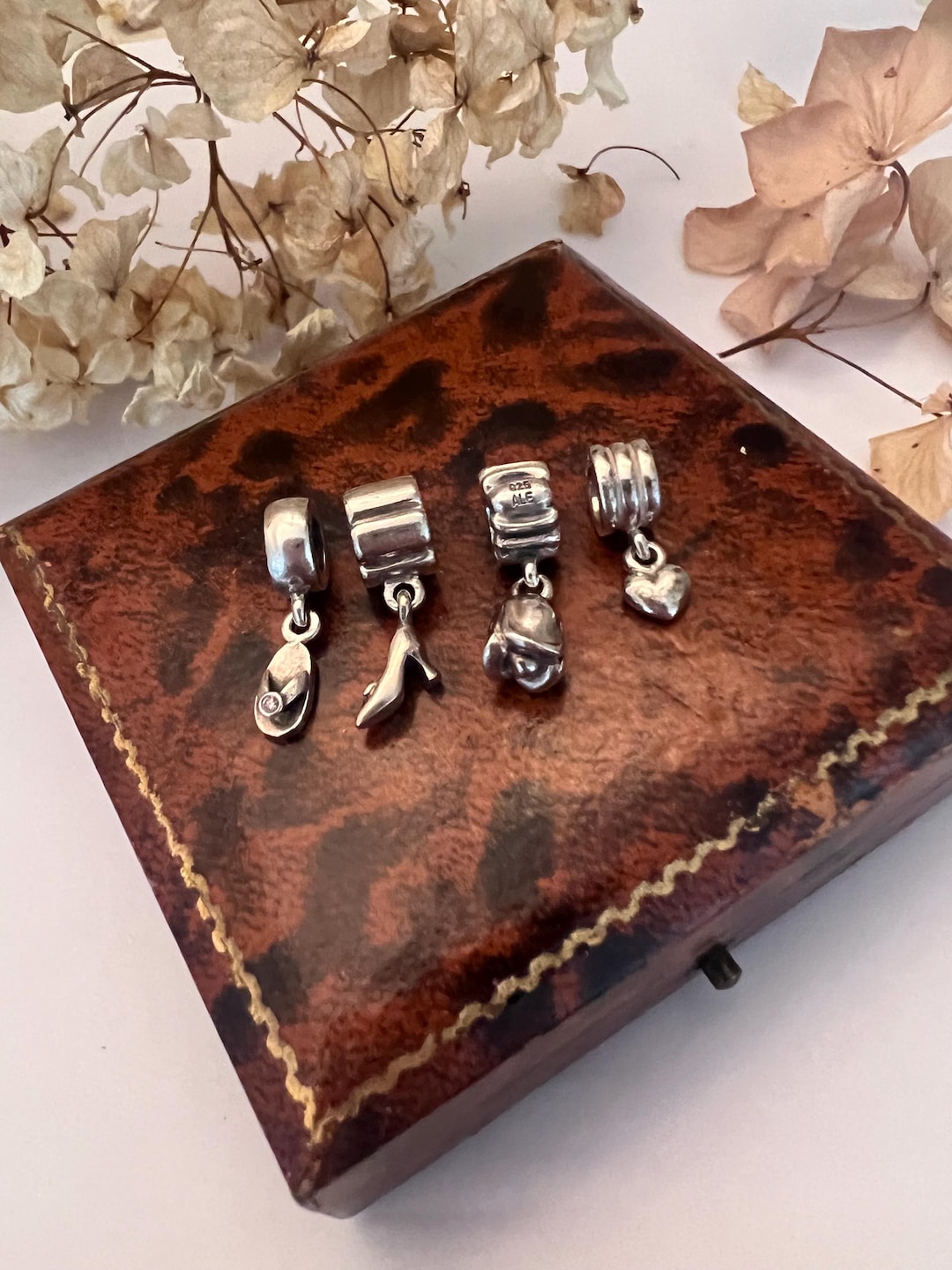 Vintage Sterling Silver Genuine Pandora Dangle Charms. - Etsy