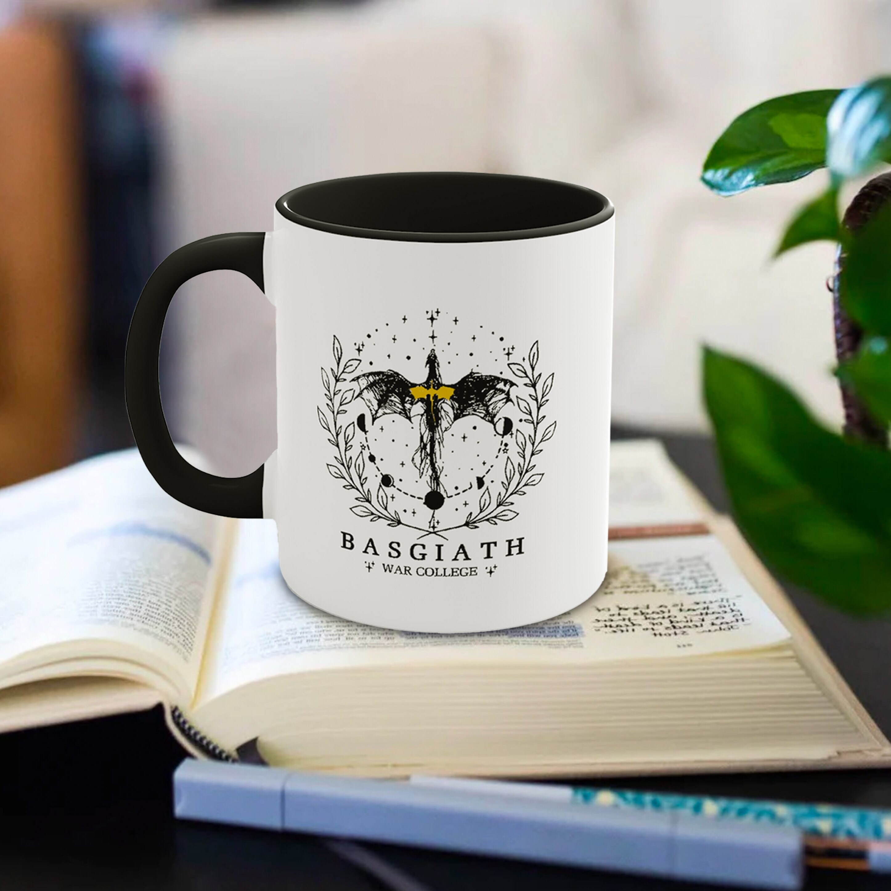 Basgiath War College Mugs, Fourth Wing Mugs, Dragon Rider, Violet ...