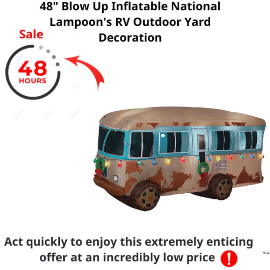 48 Blow up Inflatable National Lampoon's RV Outdoor - Etsy