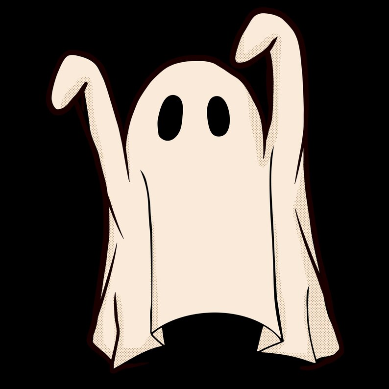 Ghost PNG, Halloween, Halloween Png, Cricut Files, Retro Ghost - Etsy