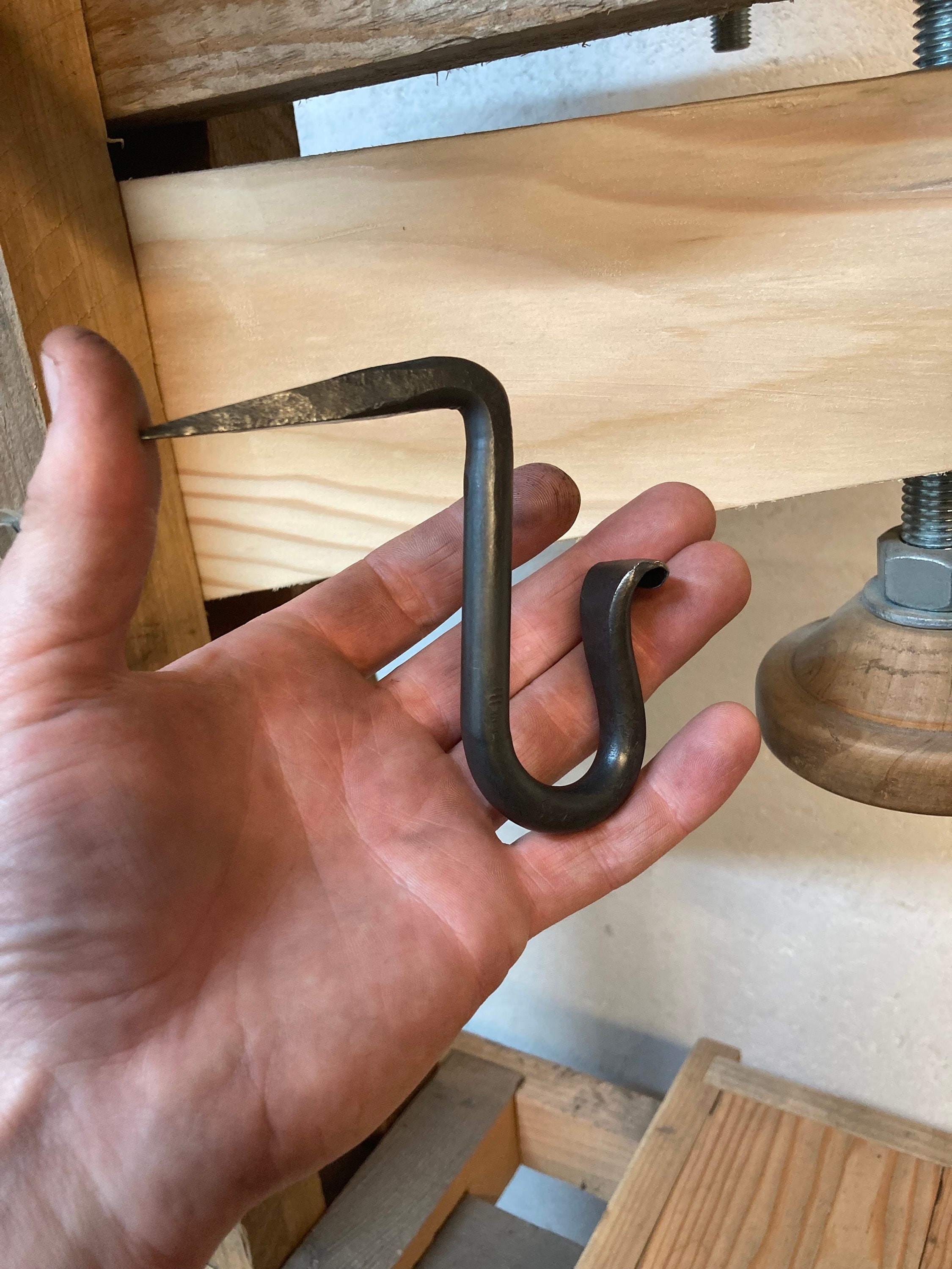 Hand Forged Beam Hook - Etsy