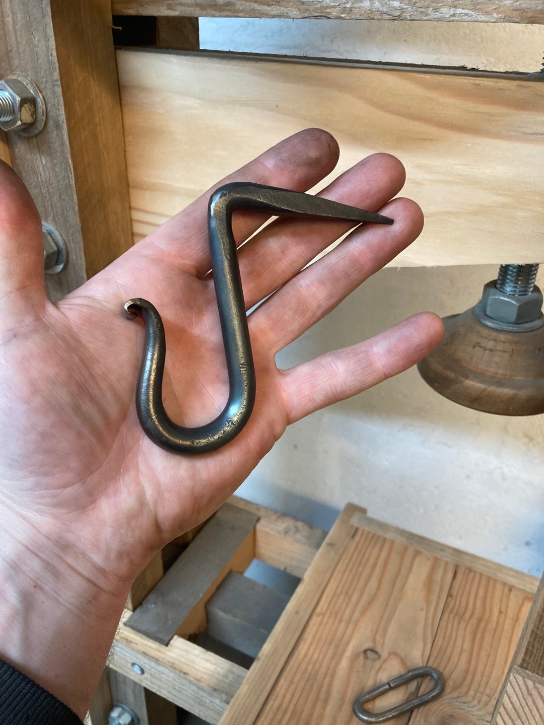 Hand Forged Beam Hook - Etsy