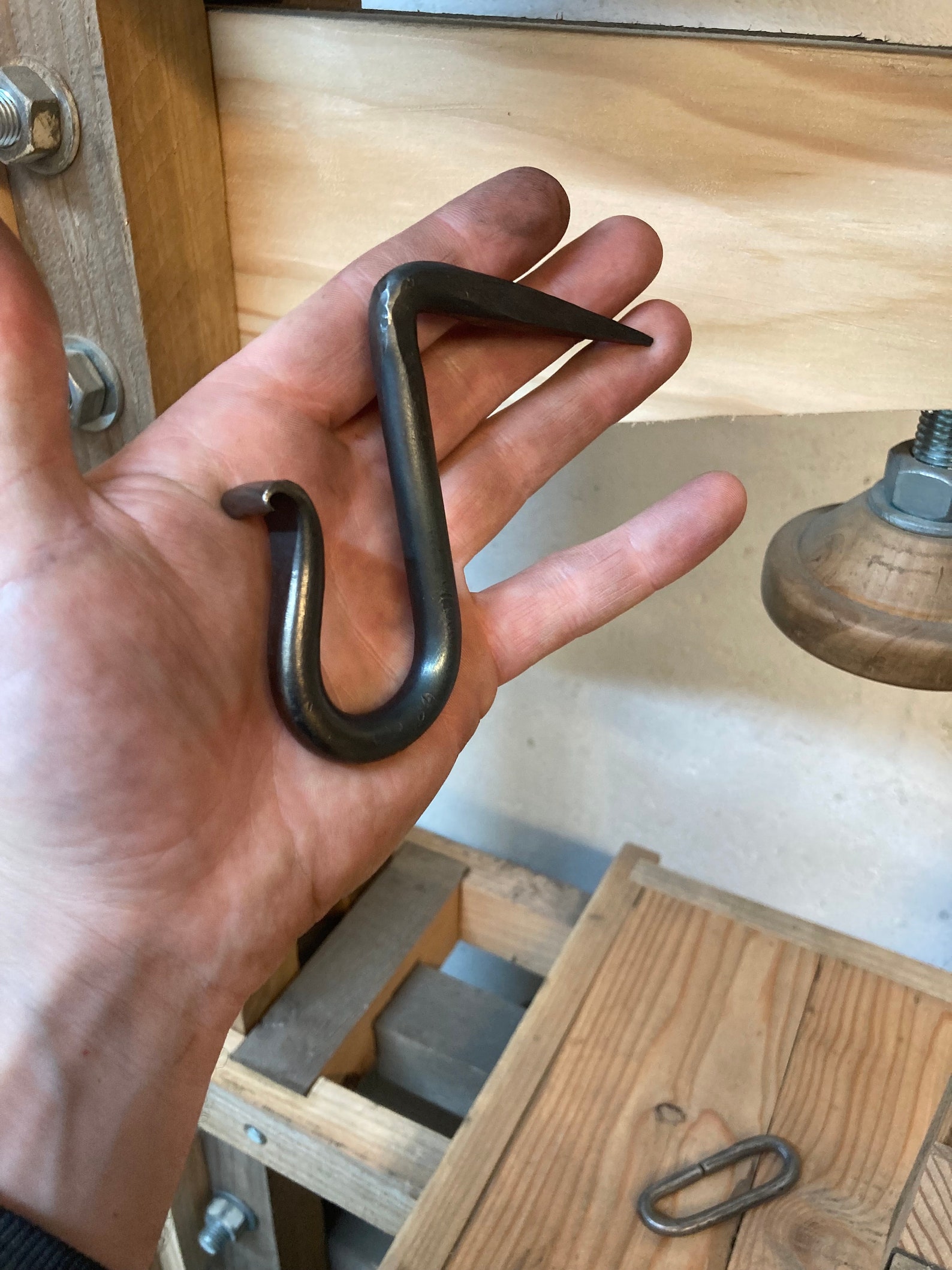Hand Forged Beam Hook - Etsy