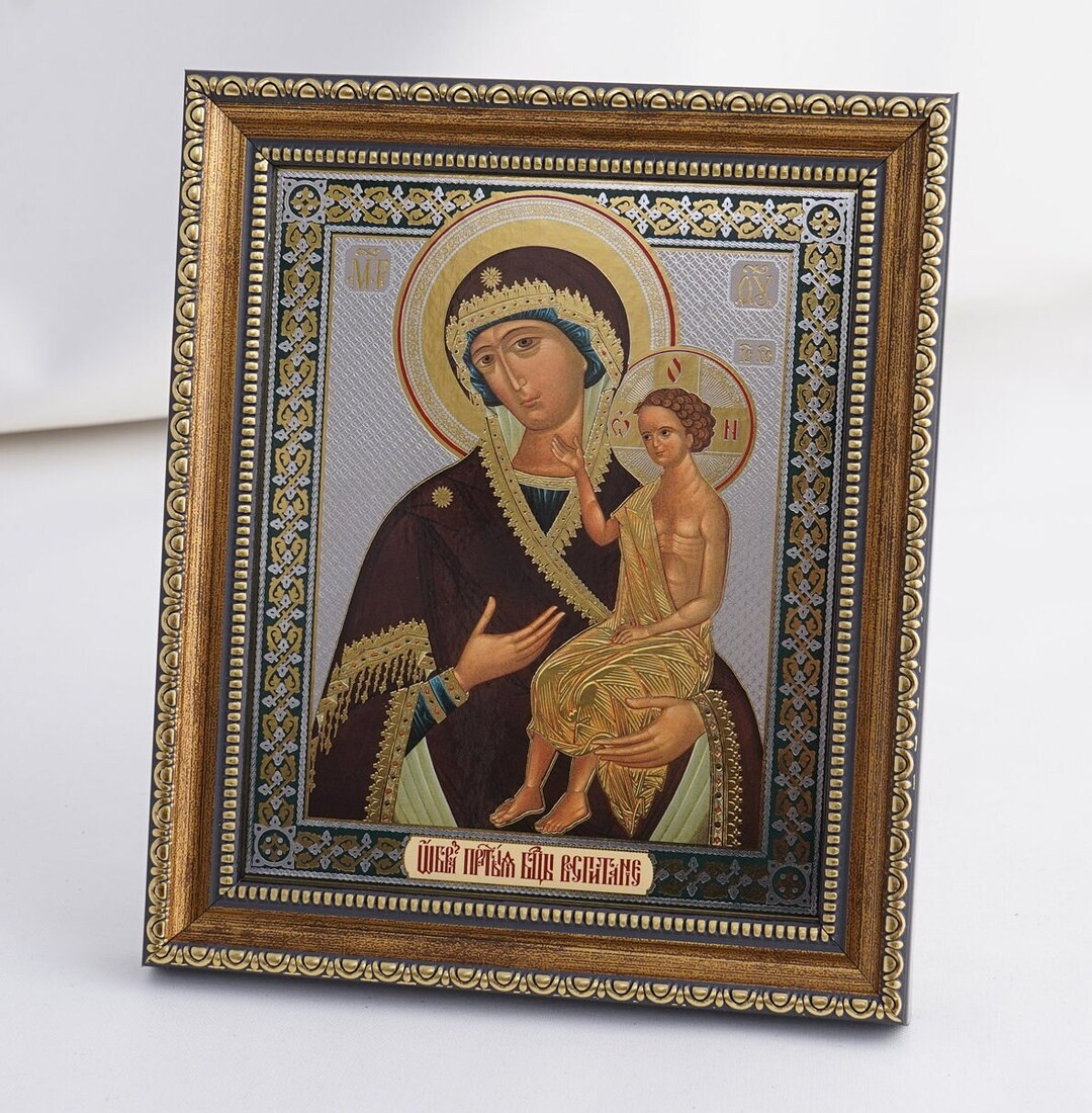 Icon of the MOTHER of GOD "the Nurturer", Personalized Icon, Orthodox ...