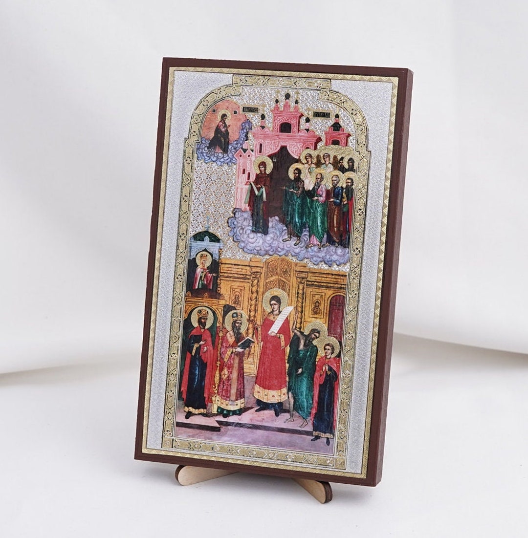 INTERECESSION of the THEOTOKOS Icon, Personalized Icon, Handmade ...