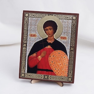 Icon of the HOLY MARTYR VARUS, Personalized Icons, Handmade Orthodox ...