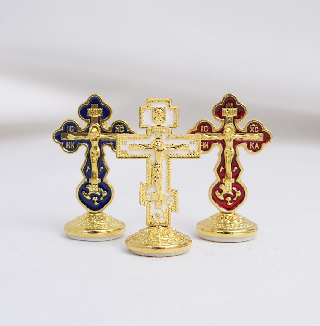 Christian Cross crucifixion of Christ Car Dashboard Decor, Orthodox ...