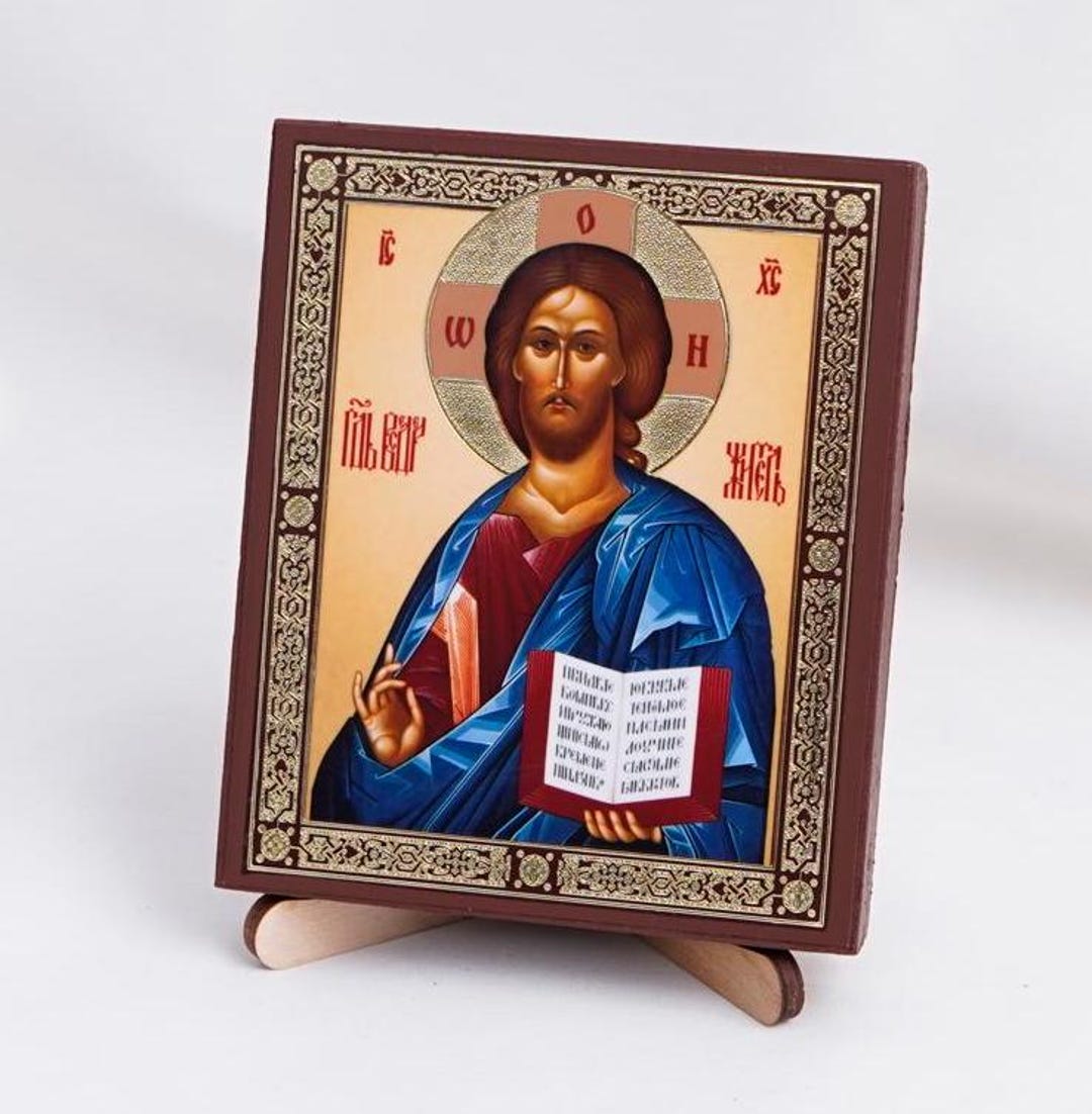 Icon of CHRIST the SAVIOR, Personalized Icons, Handmade Orthodox Icon ...