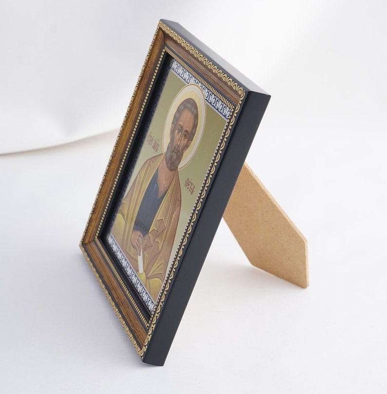 Icon of the APOSTLE PETER, Personalized Icon, Orthodox Handmade Icon of ...