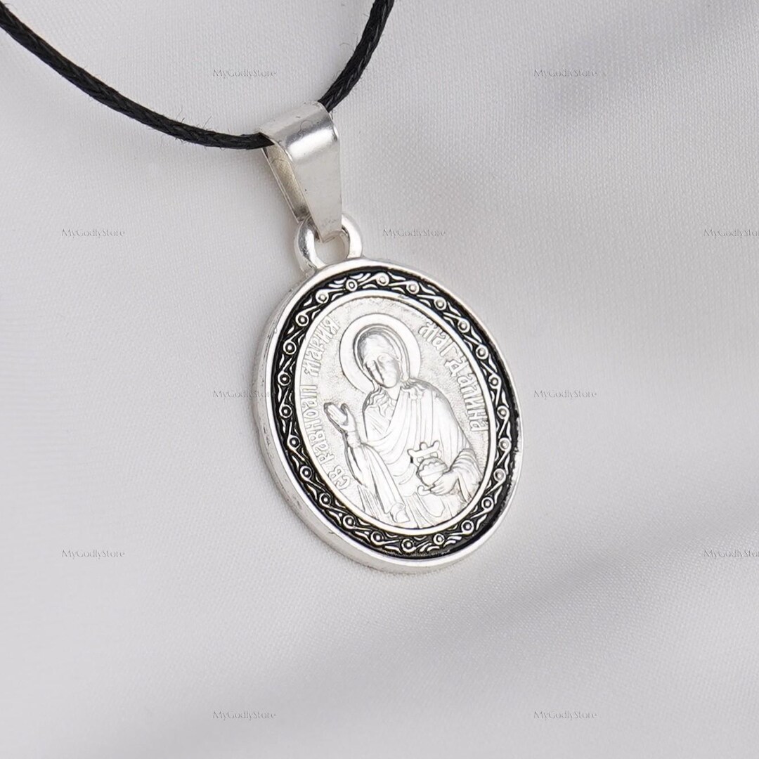 SAINT MARY MAGDALENE Orthodox Icon Pendant Necklace, Women Jewellery ...