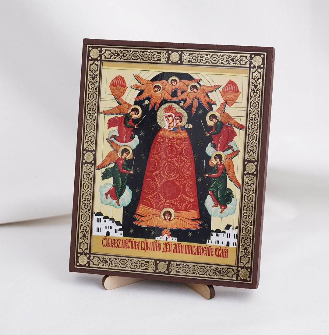 Icon of the Mother of God “ADDITION OF MIND”, Personalized Icon ...