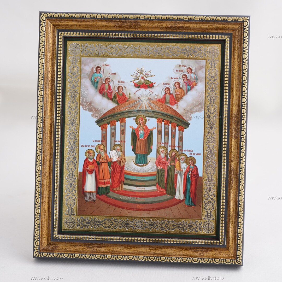 Icon of SOPHIA, the WISDOM of GOD, Personalized Icon, Orthodox Handmade ...