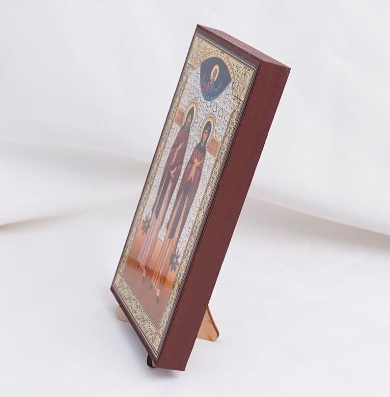 SAINTS PETER and FEBRONIA Icon, Personalized Icons, Handmade Orthodox ...