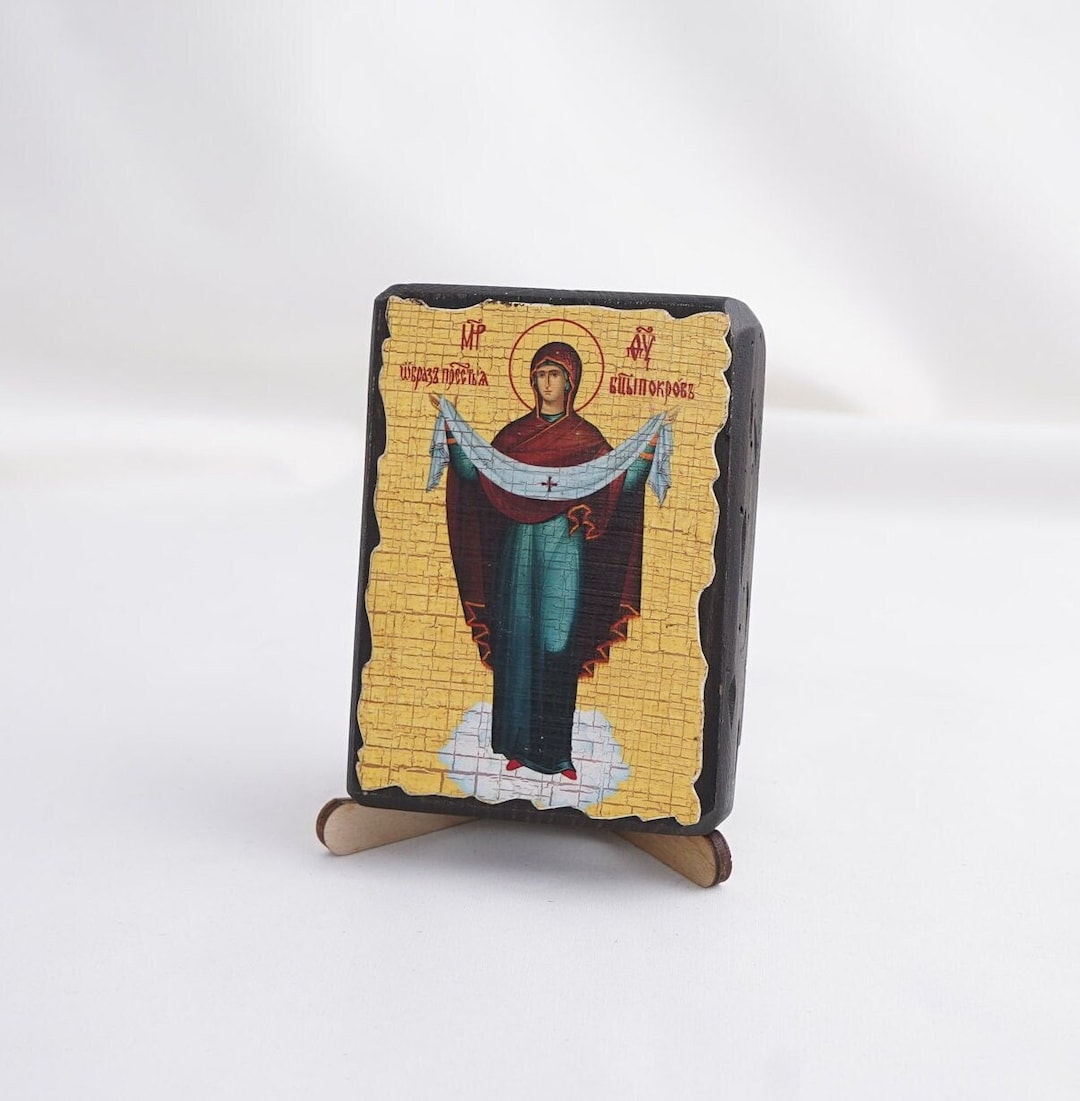 Icon of the INTERCESSION of the Blessed VIRGIN MARY, Christian Icons ...