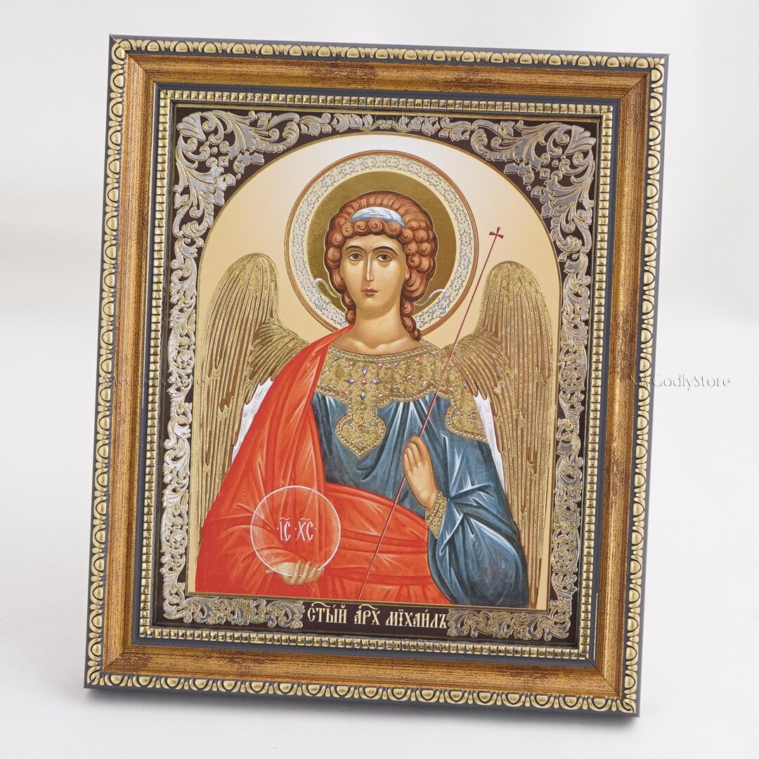 Icon of SAINT ARCHANGEL MICHAEL, Personalized Icon, Orthodox Handmade ...