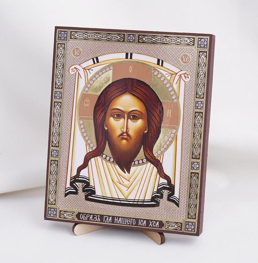 JESUS CHRIST Icon, Personalized Icon, Handmade Orthodox Icon of Image ...