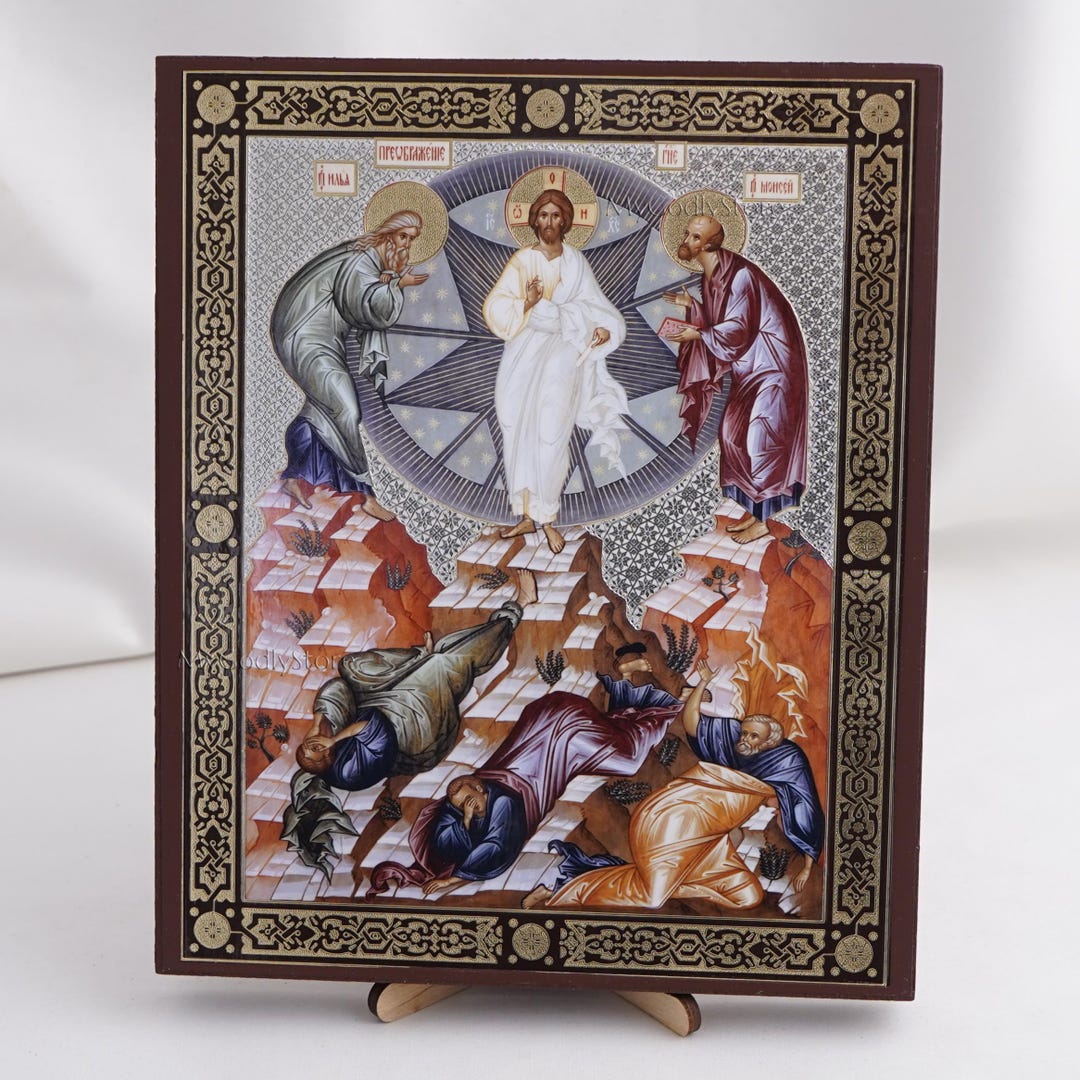 Icon of TRANSFIGURATION of CHRIST, Personalized Icons, Handmade ...
