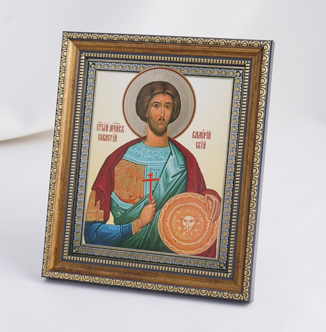 Icon of Saint VALERY of SEBASTE, Personalized Icon, Orthodox Handmade ...
