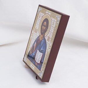 JESUS CHRIST "blessing" Icon, Personalized Icons, Handmade Orthodox ...