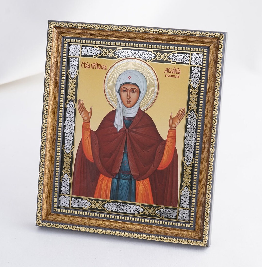 SAINT MELANIA of ROME Icon, Personalized Icons, Orthodox Handmade Icon ...