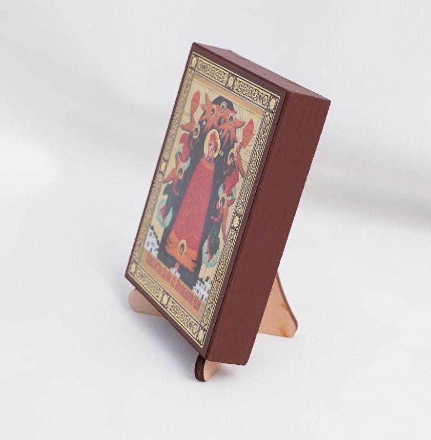 Icon "addition of the Mind", Personalized Icon, Handmade Orthodox Icon ...