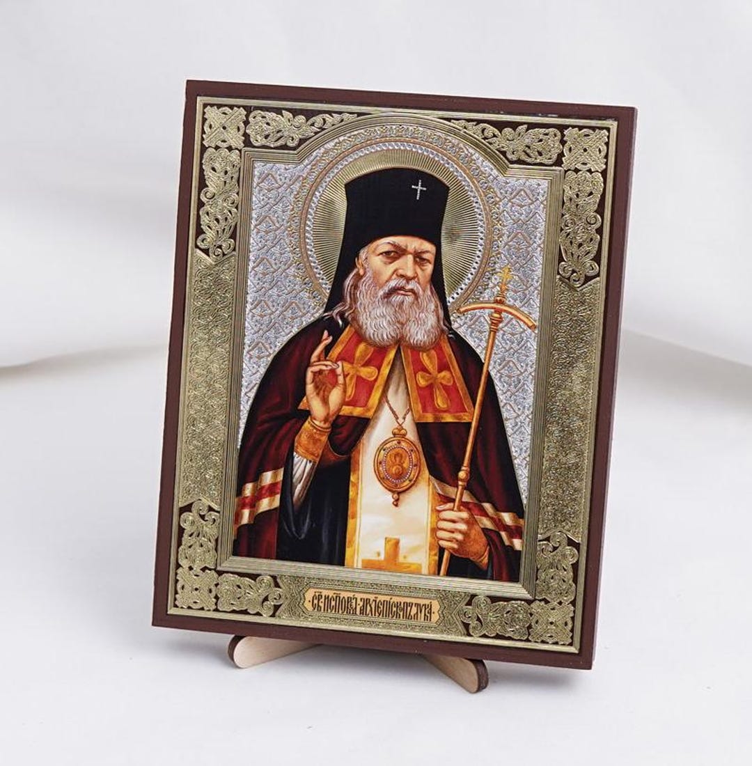 Icon of St. LUKE VOYNO-YESENETSKY, Personalized Icons, Handmade ...