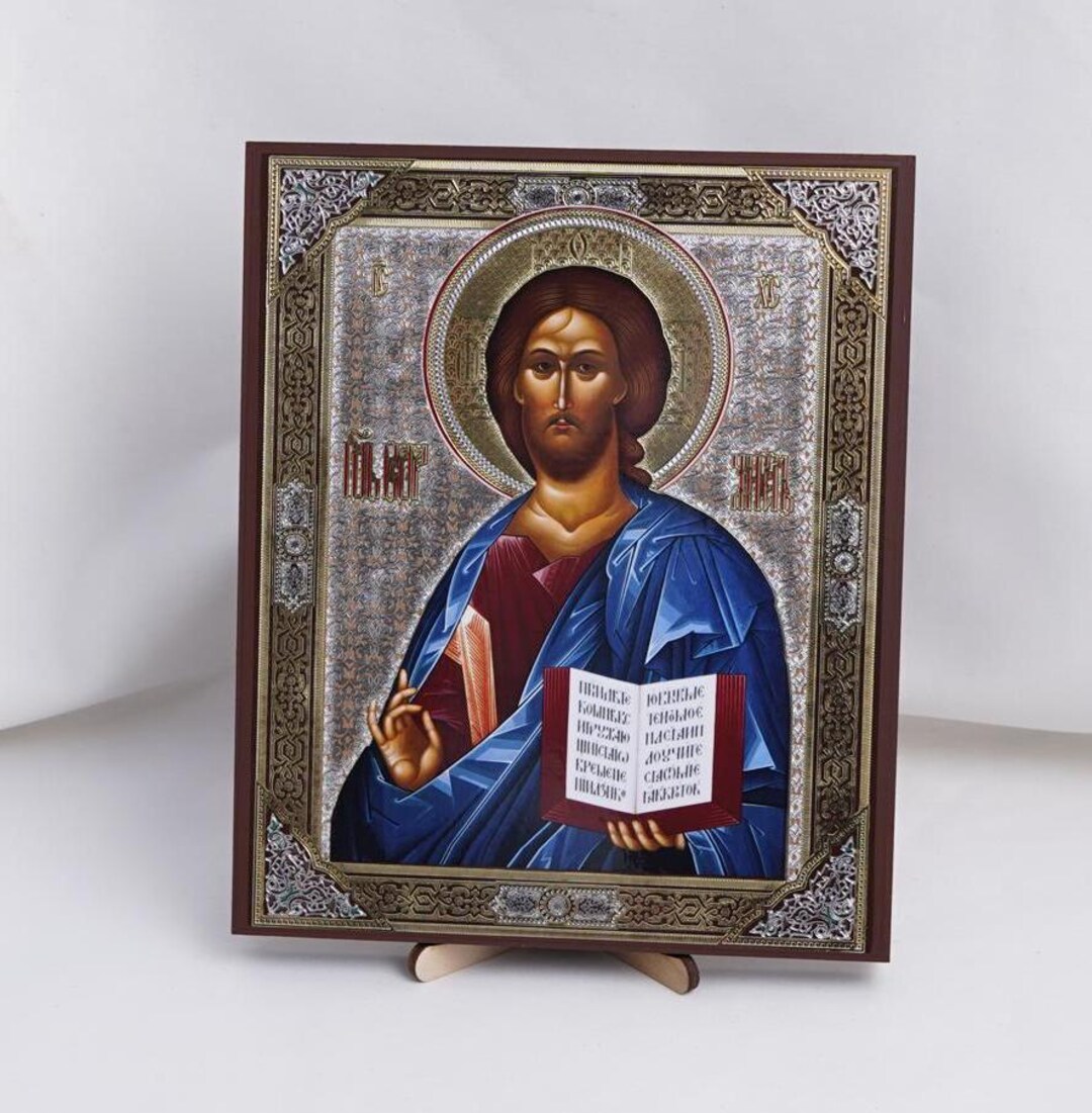 Icon of CHRIST the SAVIOR, Personalized Icons, Handmade Orthodox Icon ...