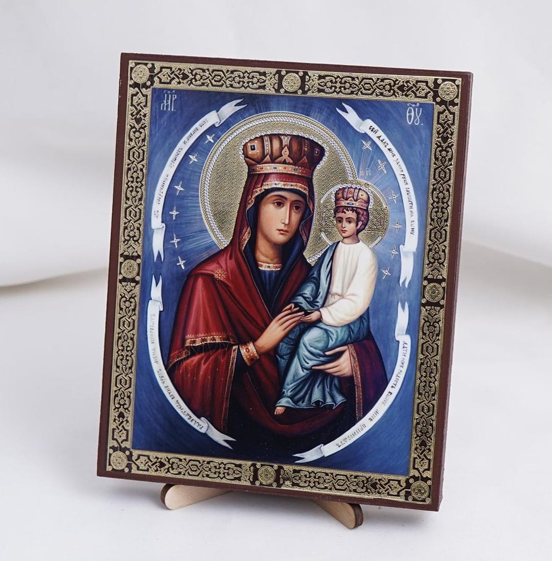 Mother of God “the HELPER of SINNERS” Icon, Personalized Icons ...