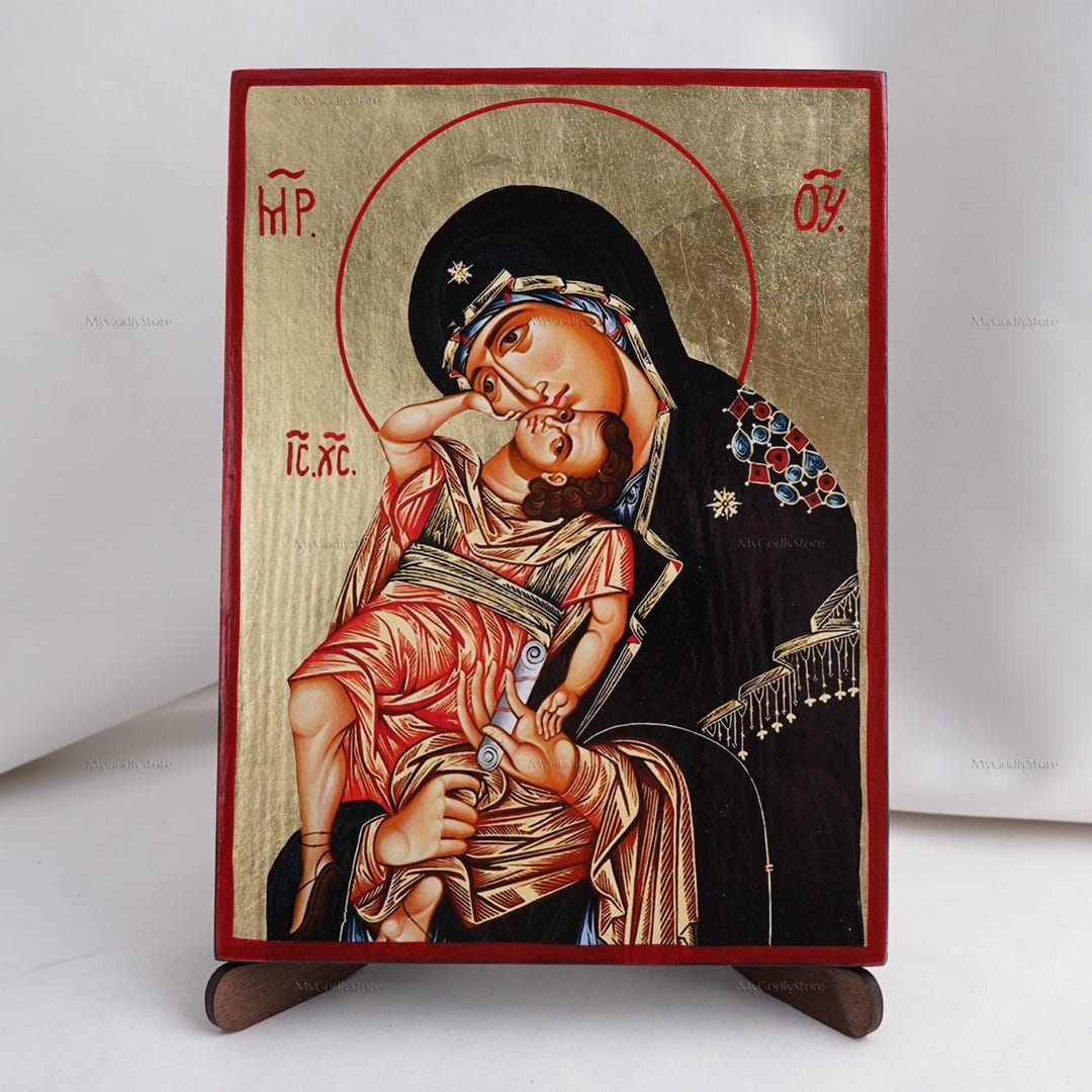 Icon of the REJOICING of THE INFANT, Christian Icons, Handmade Orthodox ...
