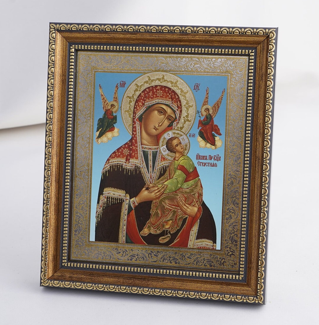 Icon of the THEOTOKOS of the PASSION, Personalized Icon, Orthodox ...