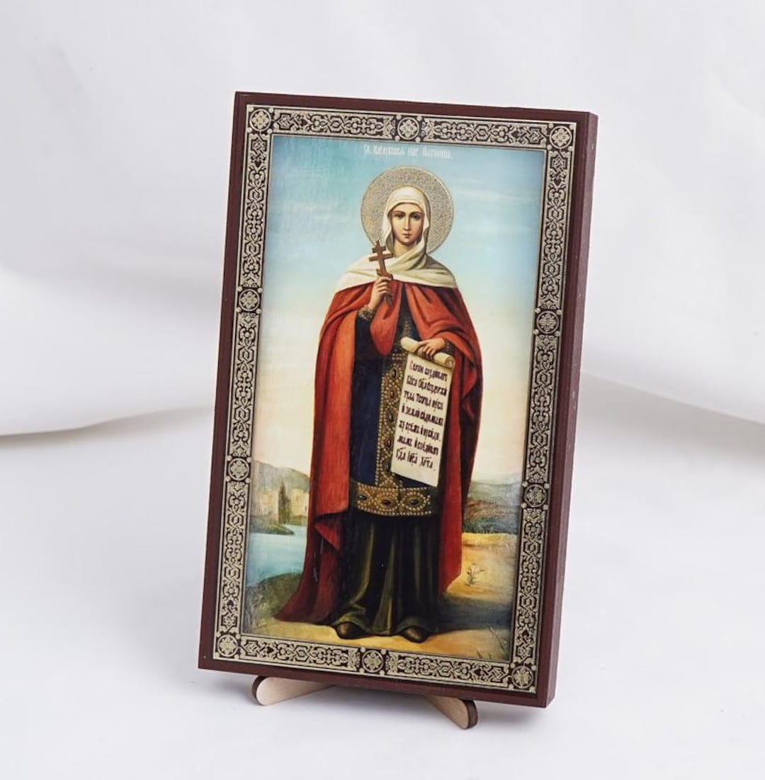 SAINT PARASKEVA Icon, Personalized Icons, Handmade Orthodox Icon of ...