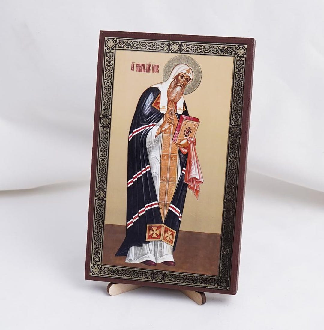 Saint PATRIARCH HERMOGENES Icon, Personalized Icons, Handmade Orthodox ...