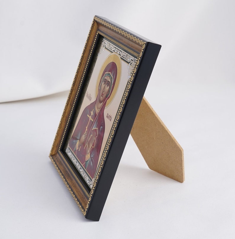 HOLY MARTYR VALERIA Icon, Personalized Icon, Saint Valeria, Silver ...