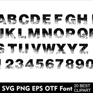 Stencil Scorched Earth Font SVG Army Alphabet Svg Distressed Army Font ...