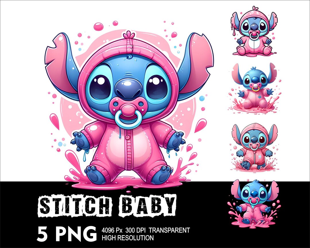 Baby Stitch 5 PNG Design High Resolution Transparent Background Design ...