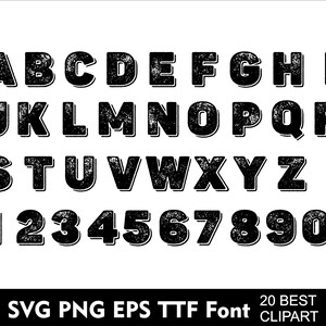 Stencil Army Rust Font SVG Army Alphabet Svg Distressed Army Font for ...
