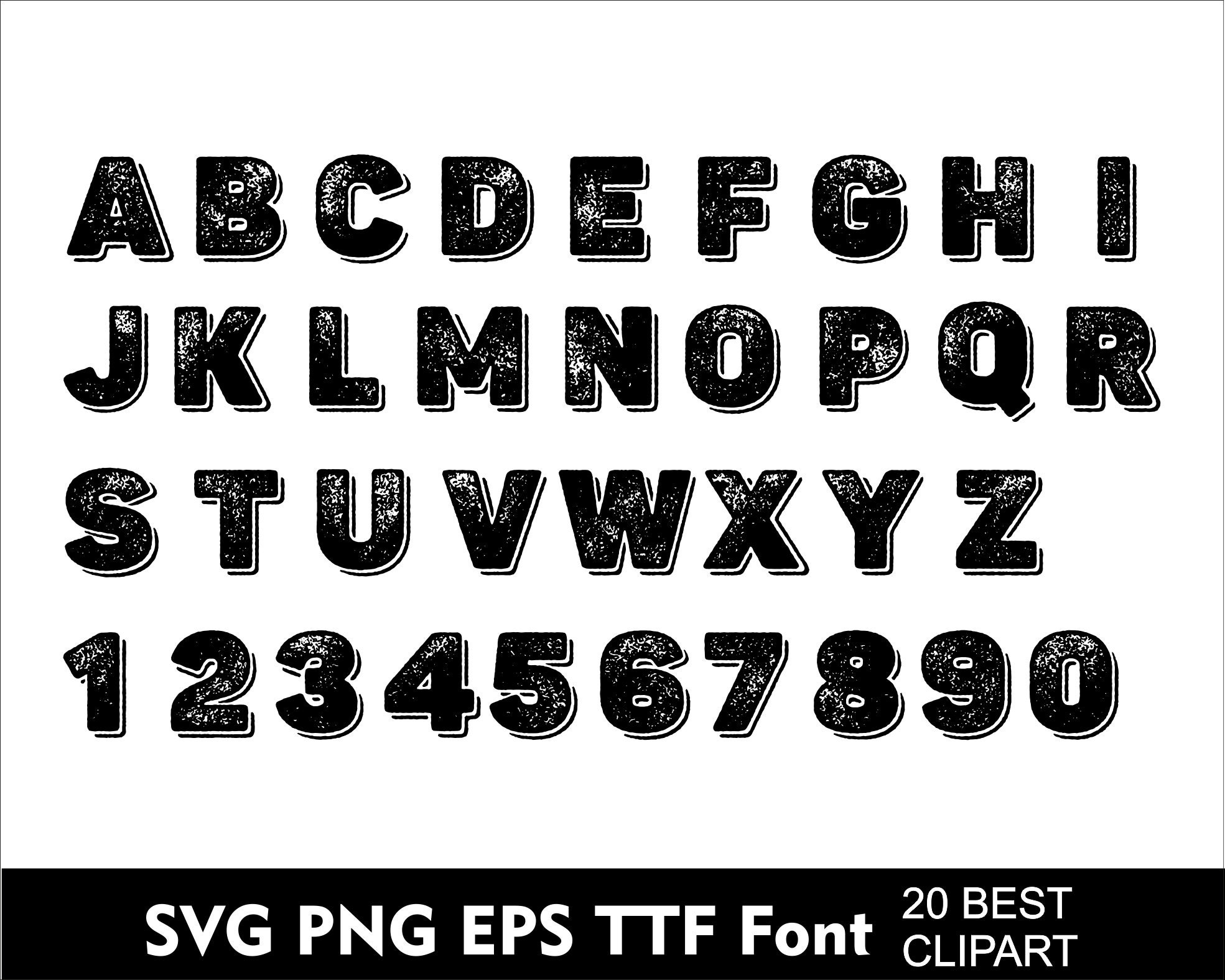 Stencil Army Rust Font SVG Army Alphabet Svg Distressed Army Font for ...