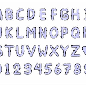 BUNDLE Doodle Letters PNG Transparent Doodle Alphabet Hand Drawn ...