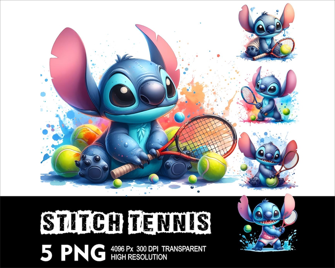 Tennis Stitch 5 PNG Design High Resolution Transparent Background ...