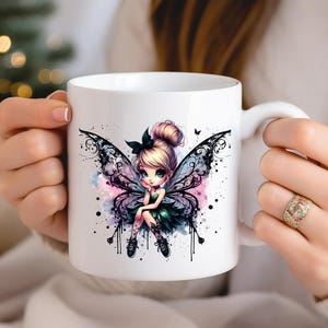 Gothic Tinkerbell PNG Cute Dark Images 5 PNG Design High Resolution ...