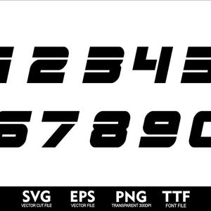 Racing Font Speed Racing Alphabet SVG Cricut Silhouette Font Sport Race ...