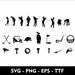 Golf Alphabet SVG Letters and Numbers Golf Font for Cricut SVG Cut File ...