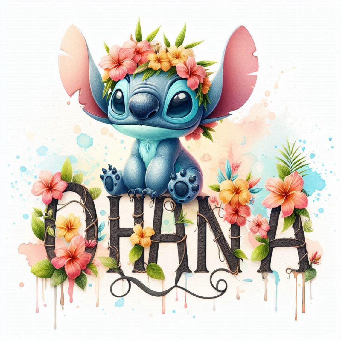 Ohana Stitch 5 PNG Design High Resolution Transparent Background Design ...